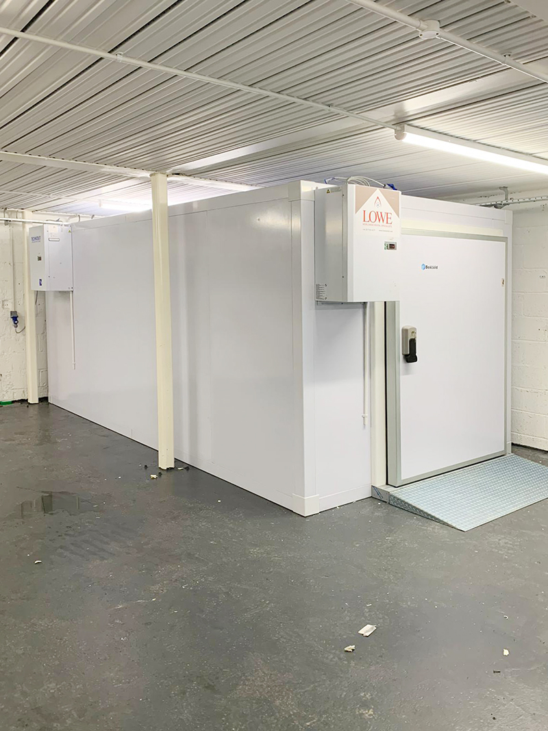 COLD ROOM 16FT INSTALLATION IN WIMBLEDON - Boxcold United Kingdom